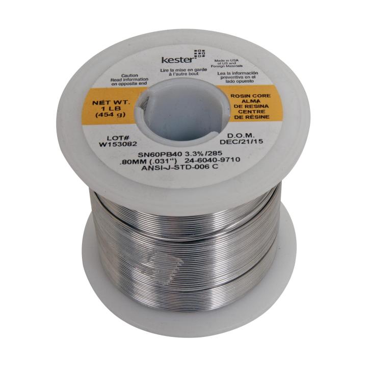 (1 เมตร) Kester 0.8mm ตระกั่วบัดกรีคุณภาพสูงจากสหรัฐอเมริกา | Lazada.co.th