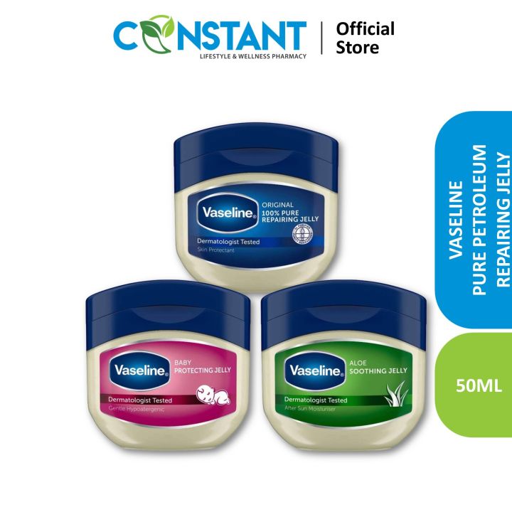Vaseline Pure Petroleum Repairing Jelly 50ml | Lazada