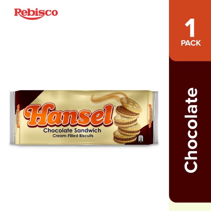 Hansel Choco Sandwich Round Biscuit 31g x 10pcs | Lazada PH
