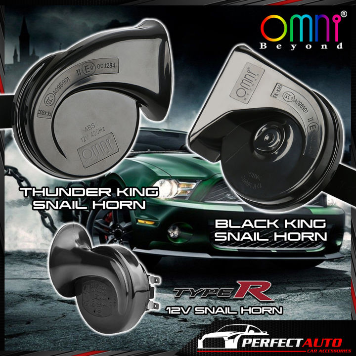 2 PCs Car BM Omni Beyond Horn Snail Horn Type R Horn Motosikal Horn ...