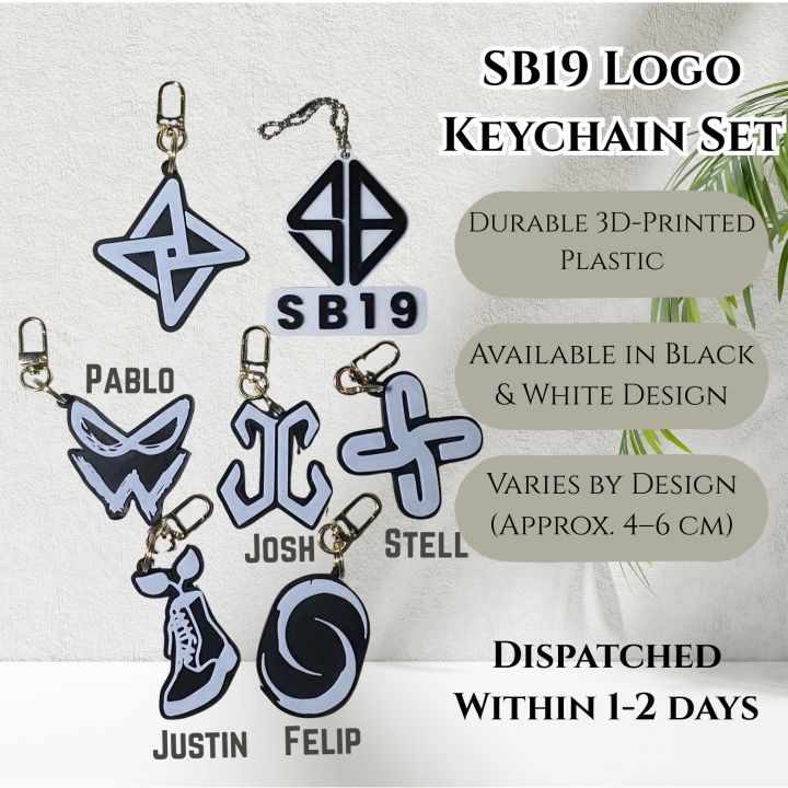 SB19 Logo Keychain | P-Pop Merchandise | Gift for A’TIN Fans | Custom ...