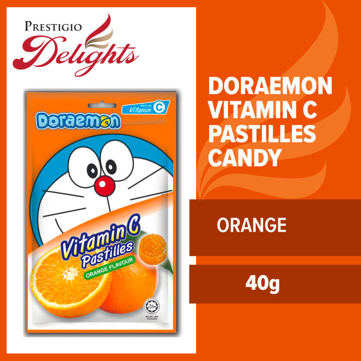 Doraemon Victamin C Pastilles Orange 40g | Lazada