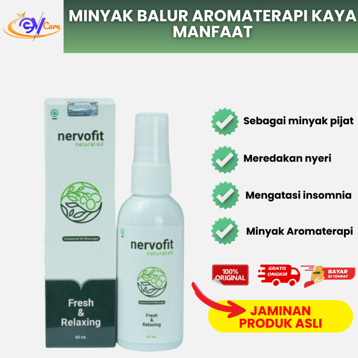 Nervofit Spray Solusi Nyeri Sendi Saraf Kejepit dan Insomnia 60 ML ...
