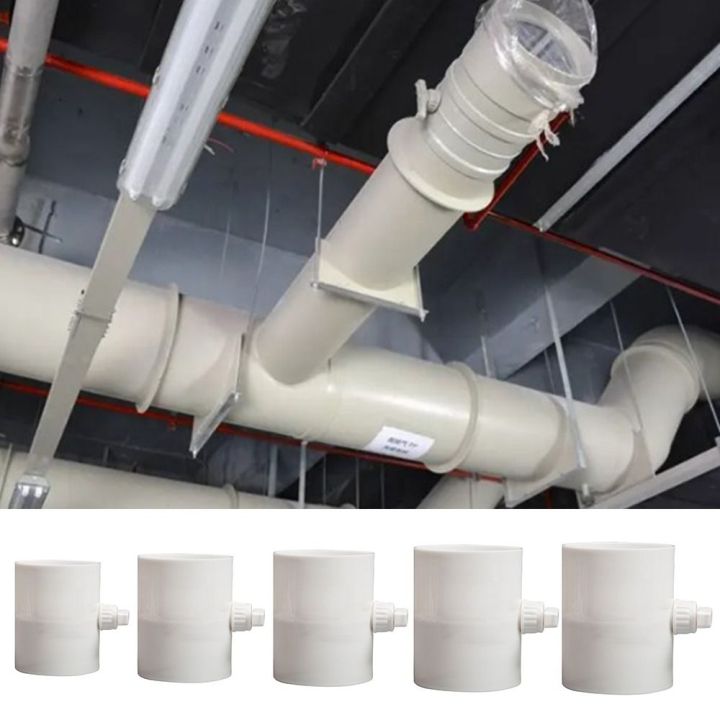 PVC Air Valve Portable 75/100/150/160/200mm Manual Check Valve Round ...