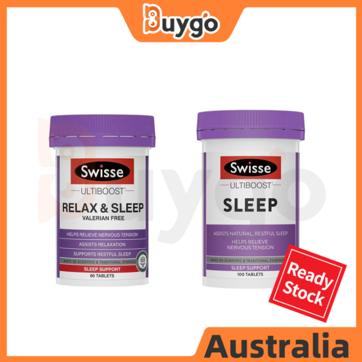Swisse Ultiboost Relax & Sleep 60 Tablets/sleep 100 Tablets | Lazada