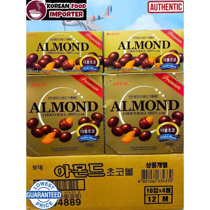 Lotte Almond Choco Ball 46g korean authentic products | Lazada PH
