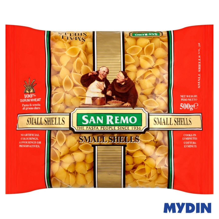San Remo Small Shells 500g | Lazada