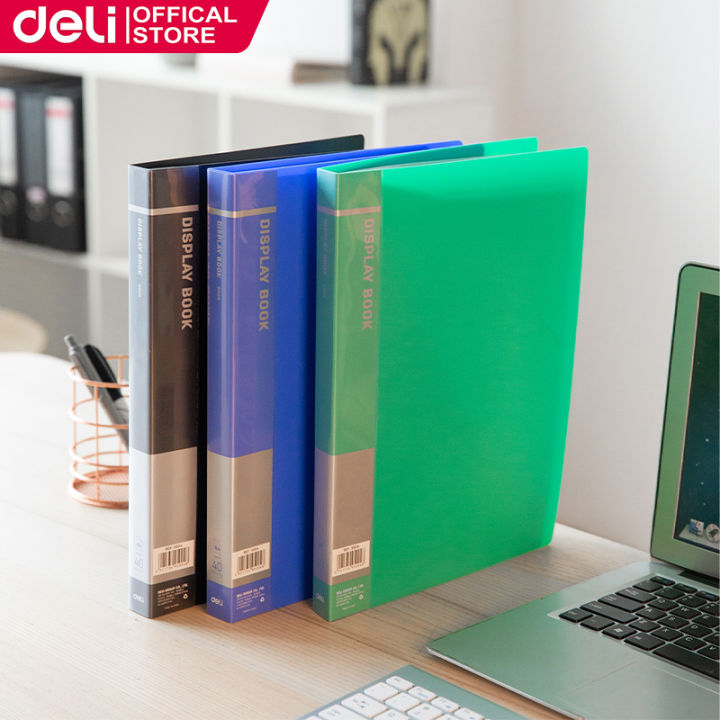 Deli A4-40P Display Book 100% Korean imported PP material E5004 | Lazada PH
