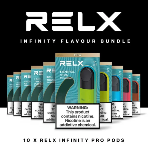 Relx Infinity and Essential flavour refill pod single pcs 100% Original ...