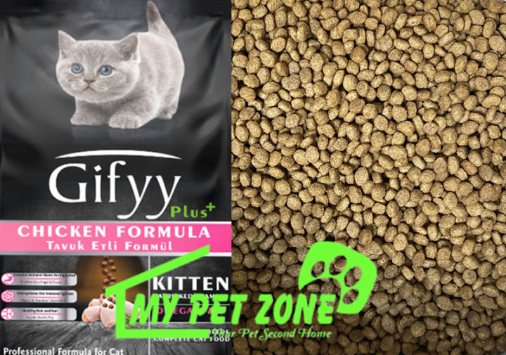 Gifyy Plus Kitten Chicken Cat Food 1KG [REPACK] | Lazada