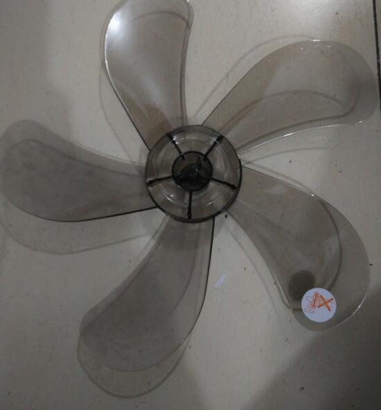 Fan Parts grey transparent electric fan fan blade 16-inch 390mm ...