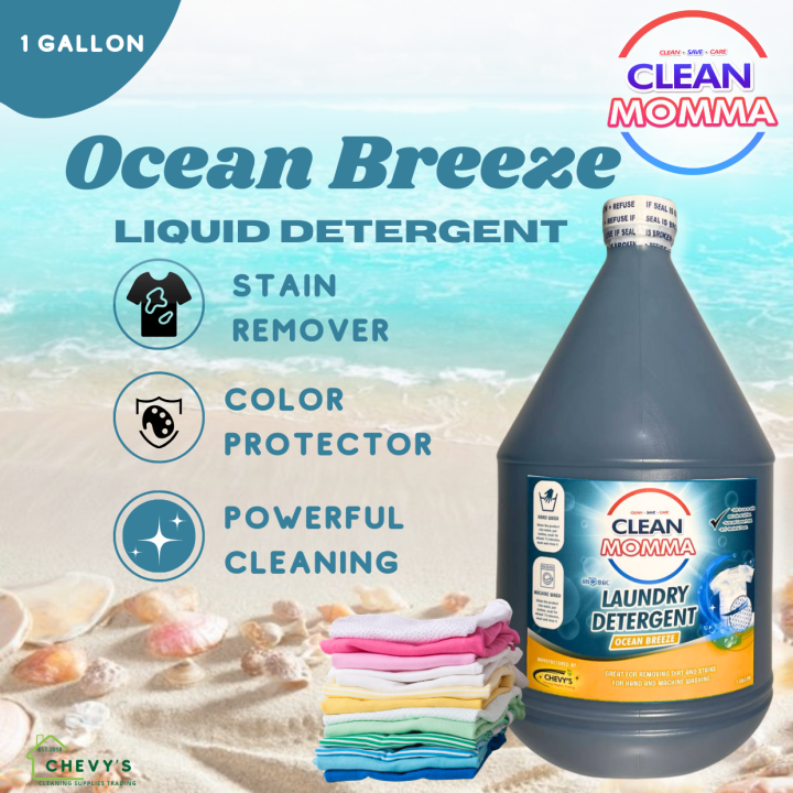 Liquid Laundry Detergent 1 Gallon (Ocean Breeze) / Antibacterial ...