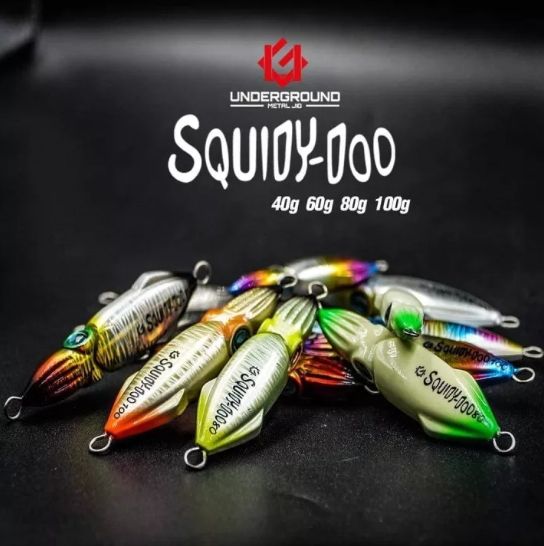 เหยื่อจิ๊ก UNDERGROUND รุ่น Squidy Doo 40/60/80/100 g | Lazada.co.th