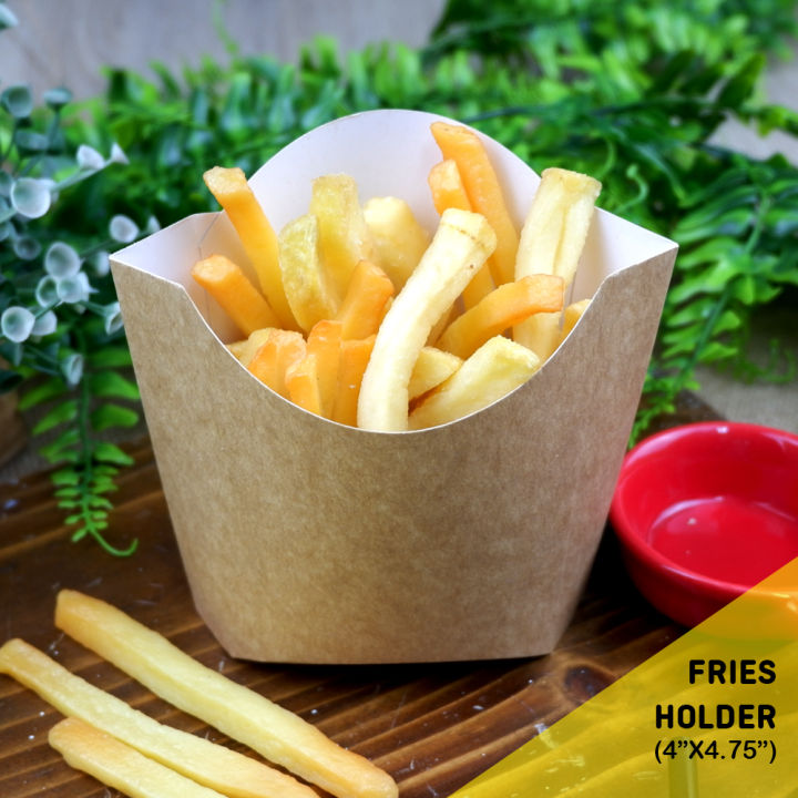 FRENCH FRIES HOLDER PLAIN 50pcs | Lazada PH