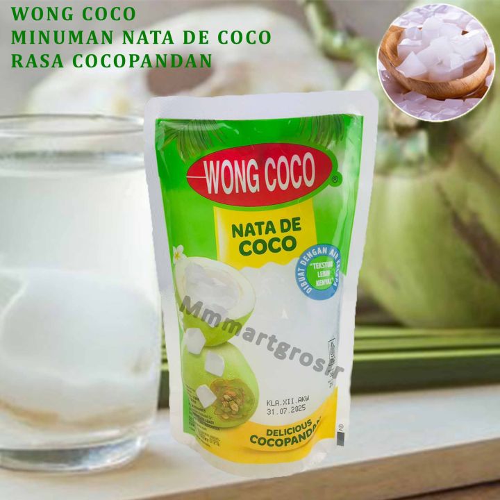 Wong Coco / Nata De Coco / Minuman Sari Kelapa / Rasa Cocopandan 360g ...
