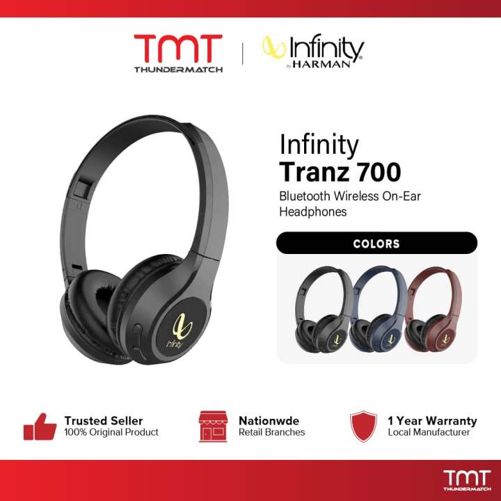 Harman Kardon Infinity Tranz 700 Bluetooth Wireless On-Ear Headphones ...
