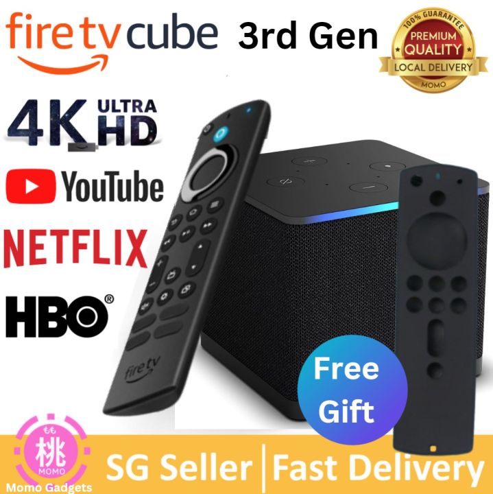 Amazon Fire TV Cube 2nd Gen / 3rd Gen, hands-free with Alexa and 4K ...