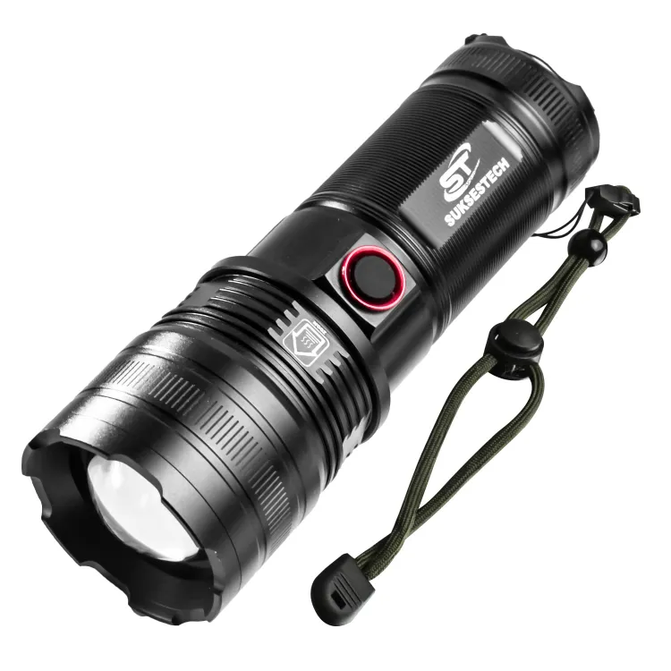Senter ZOOM LED Super Terang Best Quality 2000 Lumens Waterproof Bahan ...