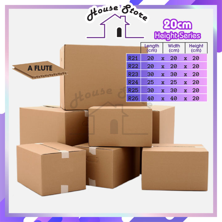 20 cm Height Series Carton Box Packing Box Packaging Box Kotak - A ...