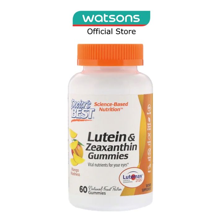 DOCTOR'S BEST Lutein Zeaxanthin 10Mg Gummies (60 Gummies) | Lazada ...