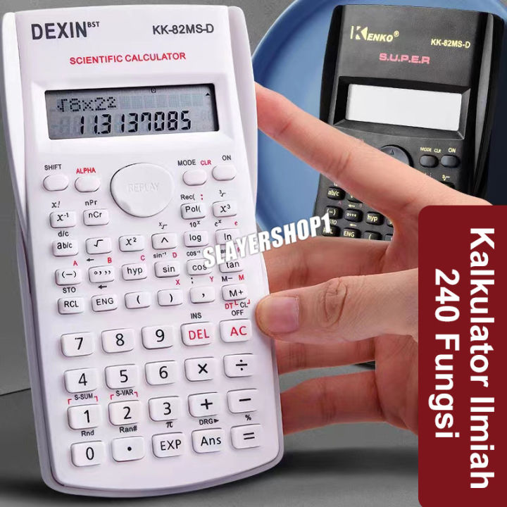 Kalkulator Color Function Scientific Kalkulator 240 Fungsi Kalkulasi 3 ...