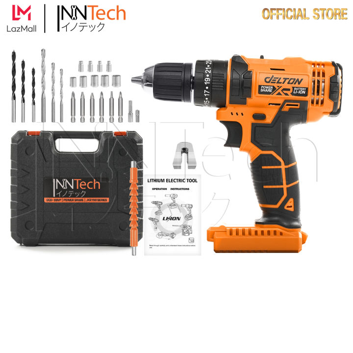InnTech สว่านไร้สาย สว่านกระแทก สว่าน 3 ระบบ 99V / 199V สว่านแบต Cordless Impact Drill แบตเตอรี่ ...