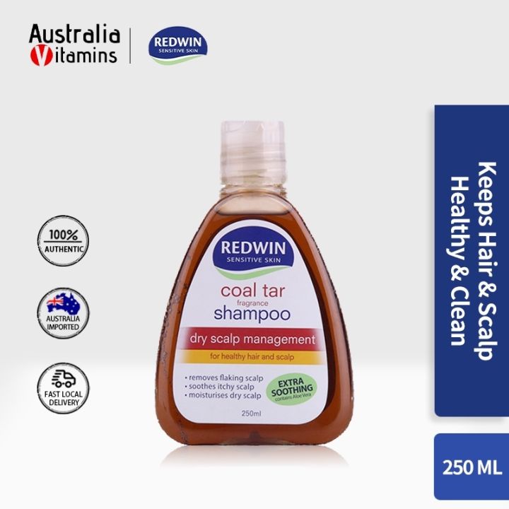 Australia Redwin Coal Tar /Tea Tree Shampoo Dry Itchy Scalp Dandruff ...