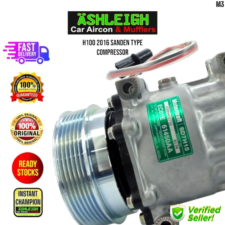 Hyundai H100 2016 SANDEN TYPE Compressor Car Aircon Parts Supply m3 ...