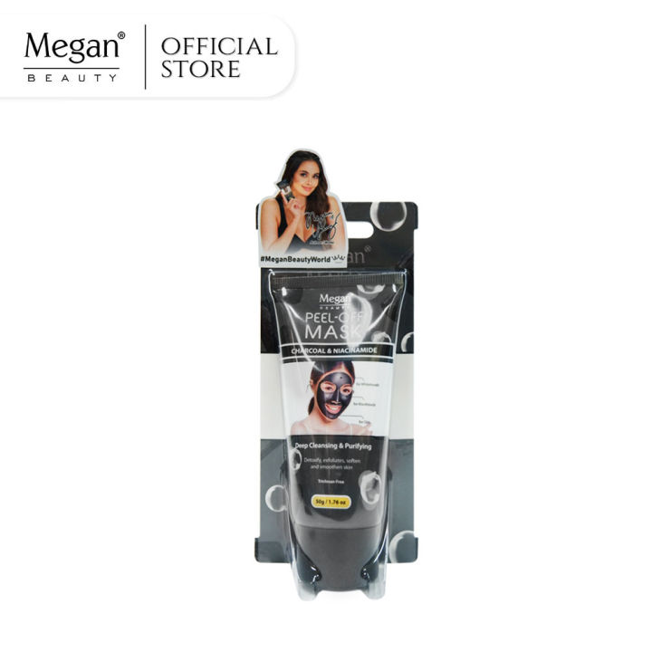 Megan Peel Off Mask - Charcoal & Niacinamide | Lazada PH