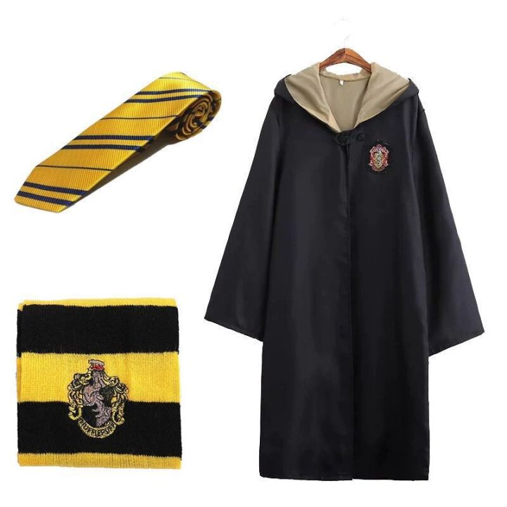 2024 Harry Potter Magic Robe cosplay Costume Halloween Cloak Cloak ...