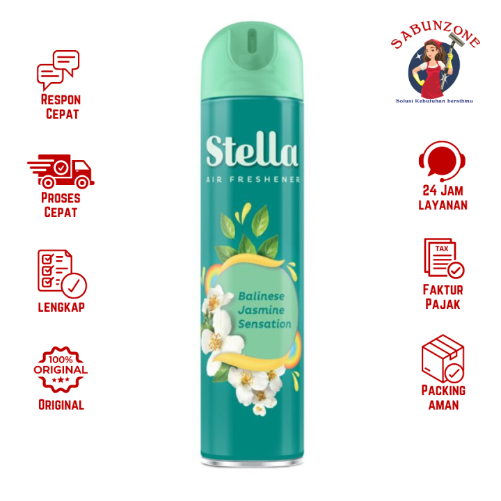 Stella Aerosol Balinese Jasmine Sensation Pengharum Ruangan Semprot 400 ml | Lazada Indonesia