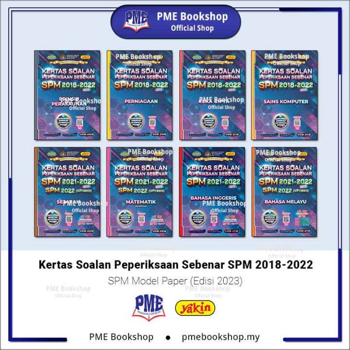 [PME Bookshop] Yakin: Kertas Soalan Peperiksaan Sebenar SPM 2022 (Edisi ...