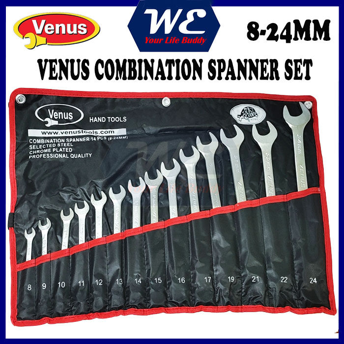 VENUS 8-24mm Combination Wrench Spanner Set Tools Set 14 PCS READY ...