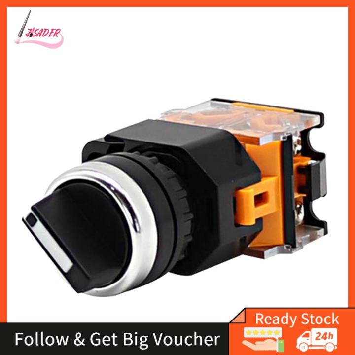 JISADER 3 Selection Button for Position Selector Switch 2NO 10A 380V ...