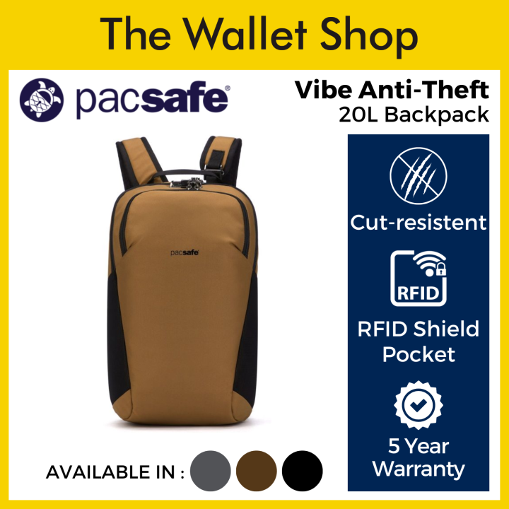 Pacsafe Vibe 20L Anti-Theft Backpack | Lazada