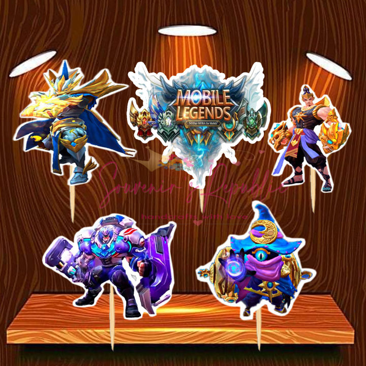 Mobile Legend Cupcake Topper 24 pcs | Lazada PH