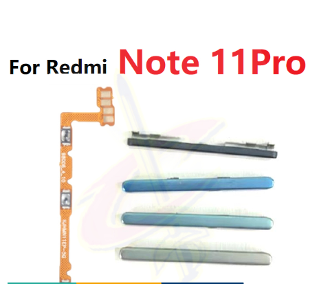 ปุ่มปรับระดับเสียงสวิทช์ไฟสำหรับ Redmi Note 11 Pro 4G 5G | Lazada.co.th