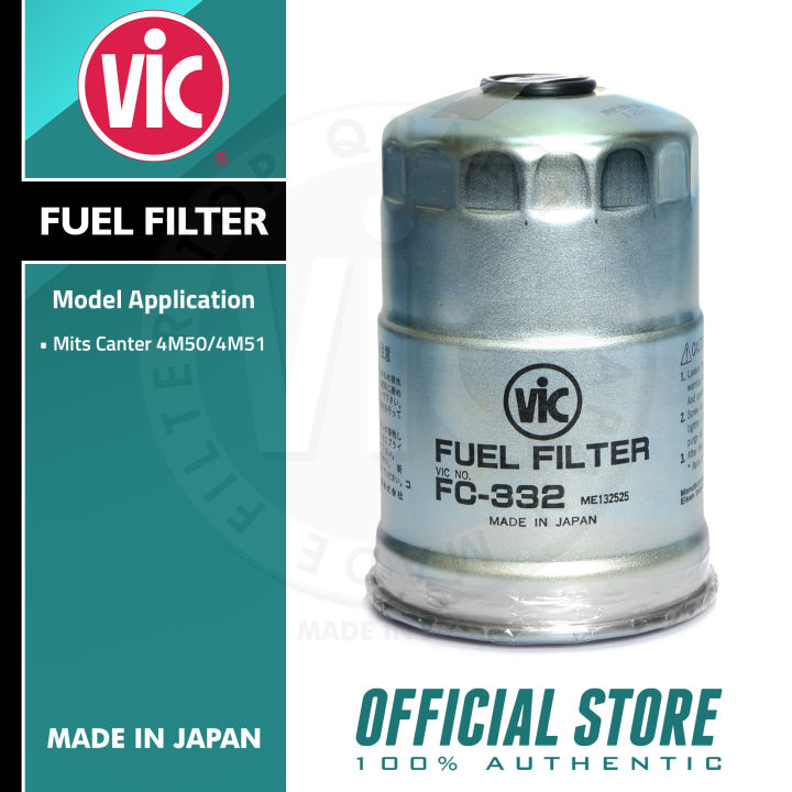 VIC Fuel Filter FC-332 for Mitsubishi Canter 4M50/4M51, L300 4N14 ...