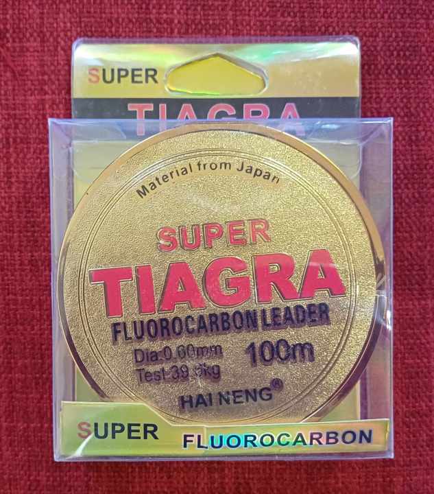 Natfishing สาย SHOCK LEADER ฟูโอคาร์บอน TIAGRA Japan ยาว100ม. สายเหนียว ...