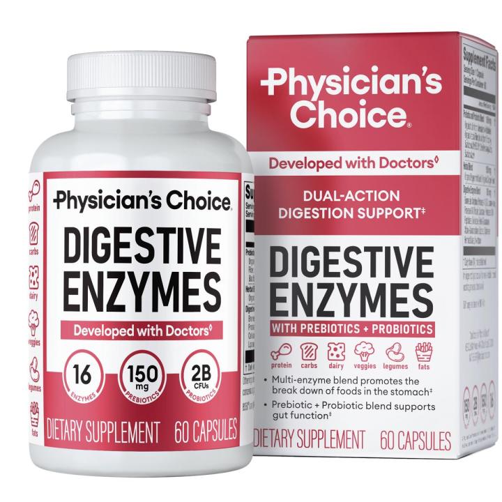 Multivitamins Physician's Choice Digestive Enzymes - Bloating ...