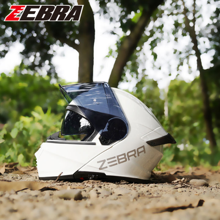 ZEBRA A113 RITZY modular full face helmet motorcycle dual visor for ...