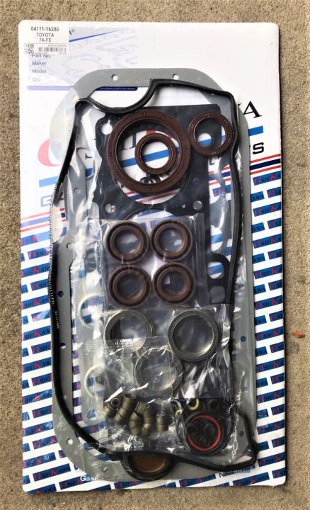 ปะเก็นชุดใหญ่ ส่งด่วน ส่งฟรี AE112 TOYOTA 7A-FE 7A 7AFE 1.8cc Twin coil ...