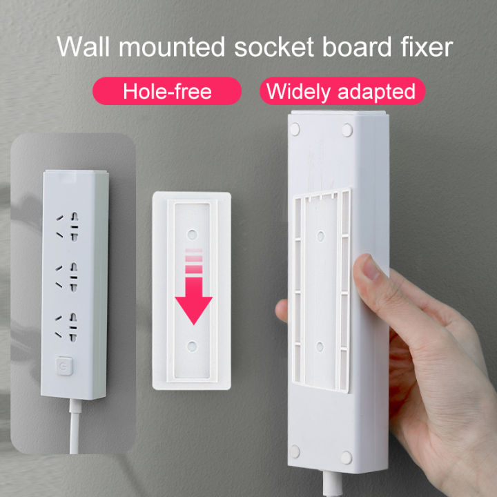 Plug Board Holder Socket Storage Wall-Mounted Extension Cord Holder ...