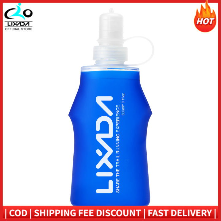 Lixada Soft ขวดพับ BPA Free Hydration กระบอกน้ำสำหรับกลางแจ้งวิ่งปีนเขา ...