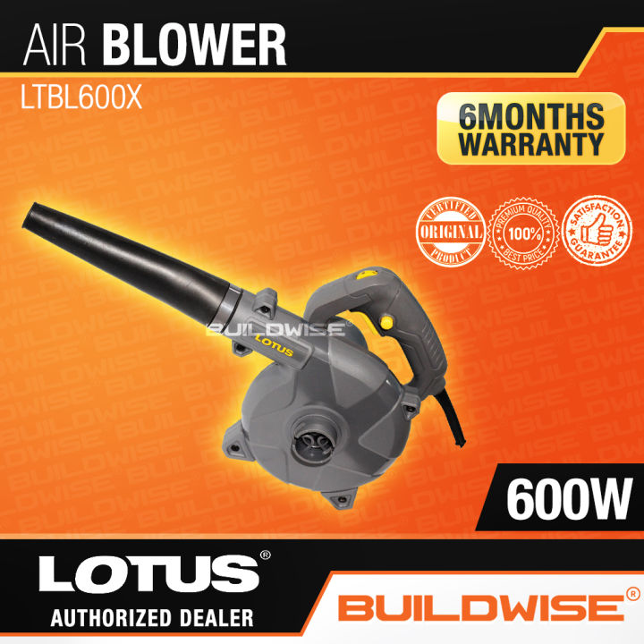 Lotus Electric Vacuum and Air Blower w/ Variable Speed 600W LTBL600X ...