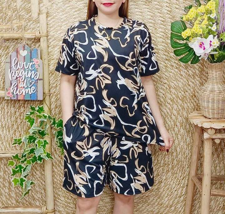 Plus Size Terno Short Up To 3xl Lazada Ph