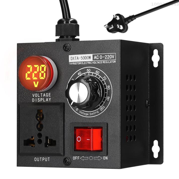 Smart Sensor AC220V 5000W Stepless Voltage Regulator Portable Variable ...