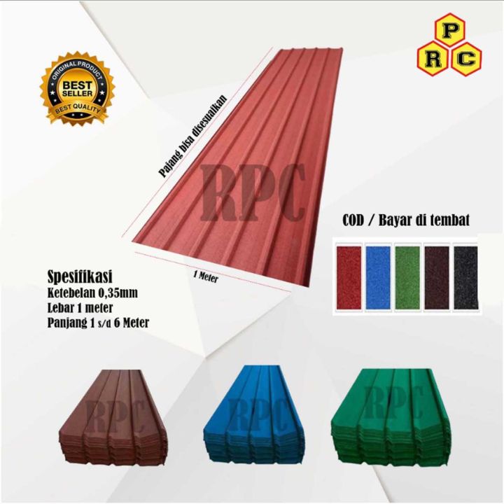SPANDEK PASIR UNTUK ATAP genteng metal pasir | Lazada Indonesia