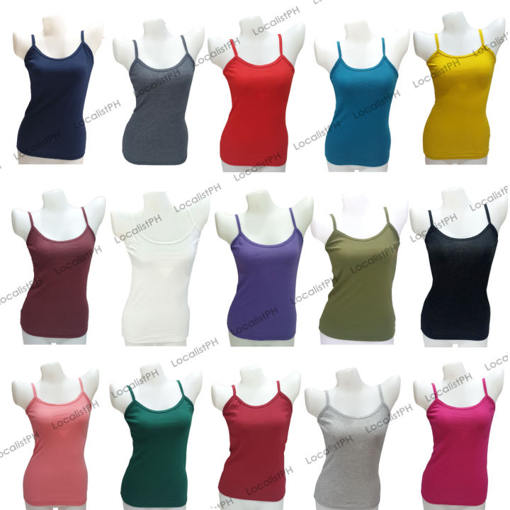 CARMELO Sando FREESIZE spaghetti strap Tank tops Stretchable Actual ...