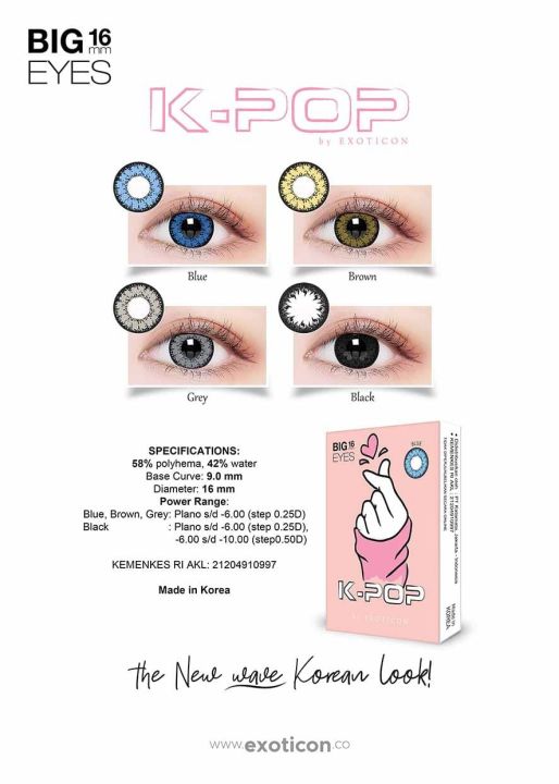 Softlens X2 / 16mm By EXOTICON - Soplen Warna Normal / Soflen ...